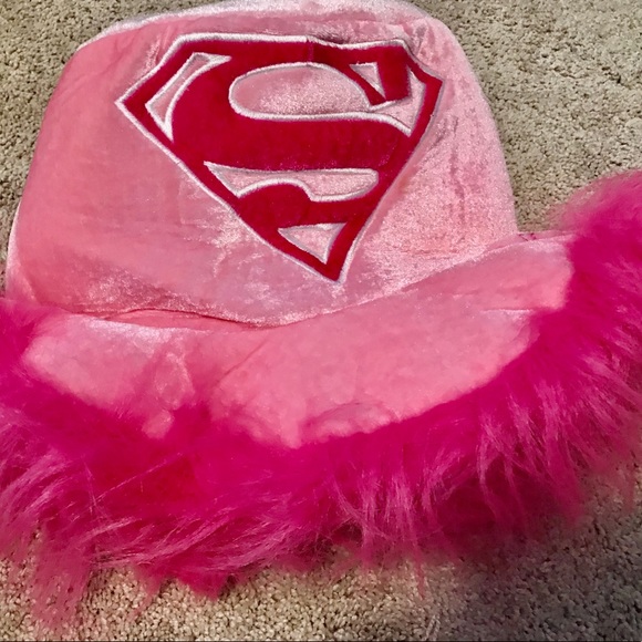 Accessories | Supergirl Pink Hat | Poshmark